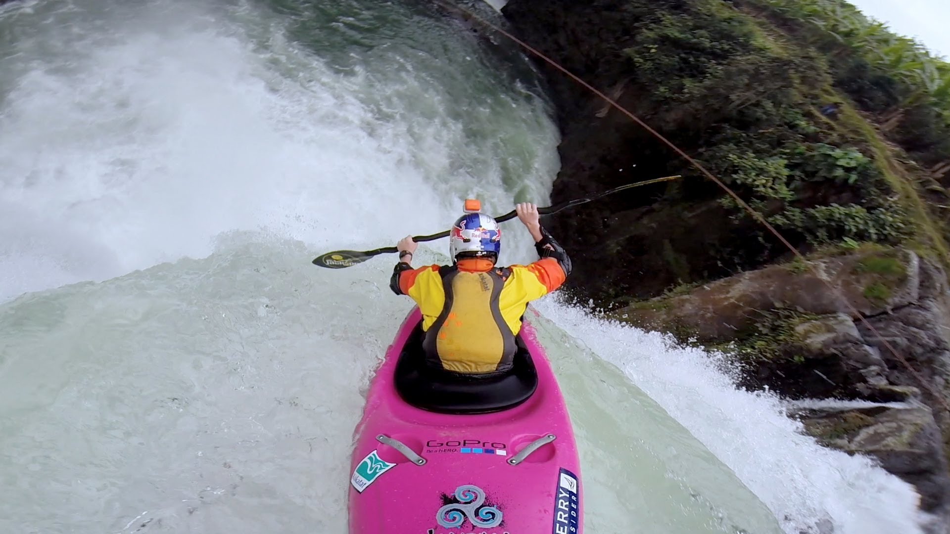 Dane Jackson's 60ft Waterfall Drop - aquasport.tv