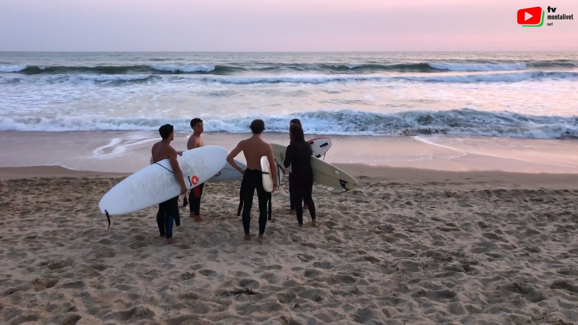 Montalivet | Surfing by Night | Montalivet Surf TV - aquasport.tv